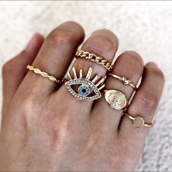 PinkBaeBoutique | Jewelry | 33 Boho Ring Set | Poshmark